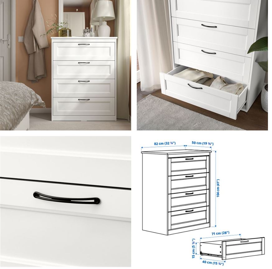 Songesand 4 drawer chest store